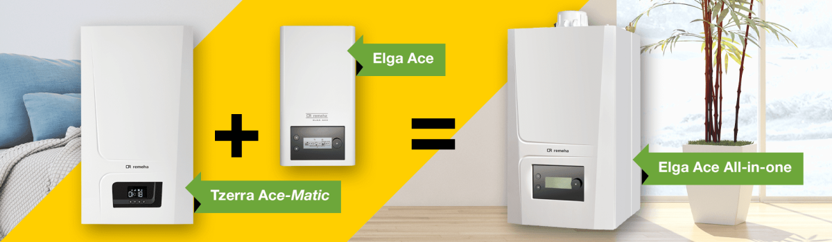 Remeha Elga Ace All-in-One CW4 en 6kW Hybride - DOK88 - Products